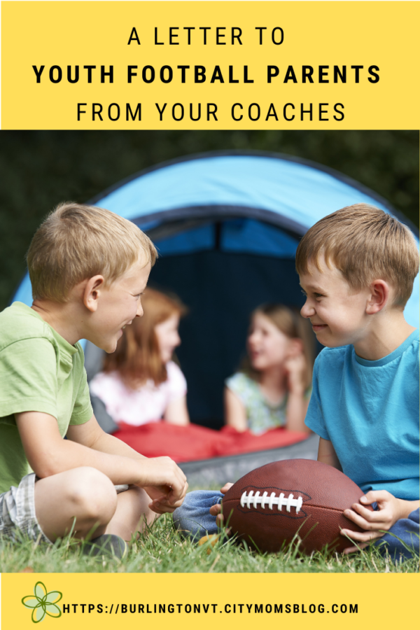 A Letter To Youth Football Parents From Your Coaches