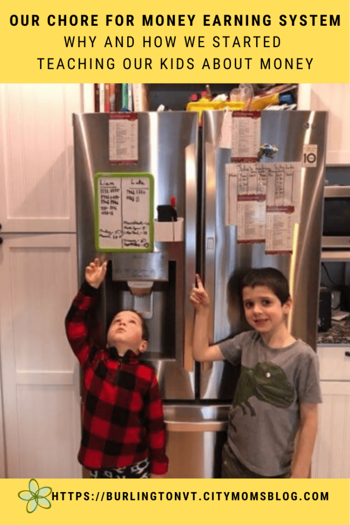 Our Chore For Money Earning System - Vermont Mom