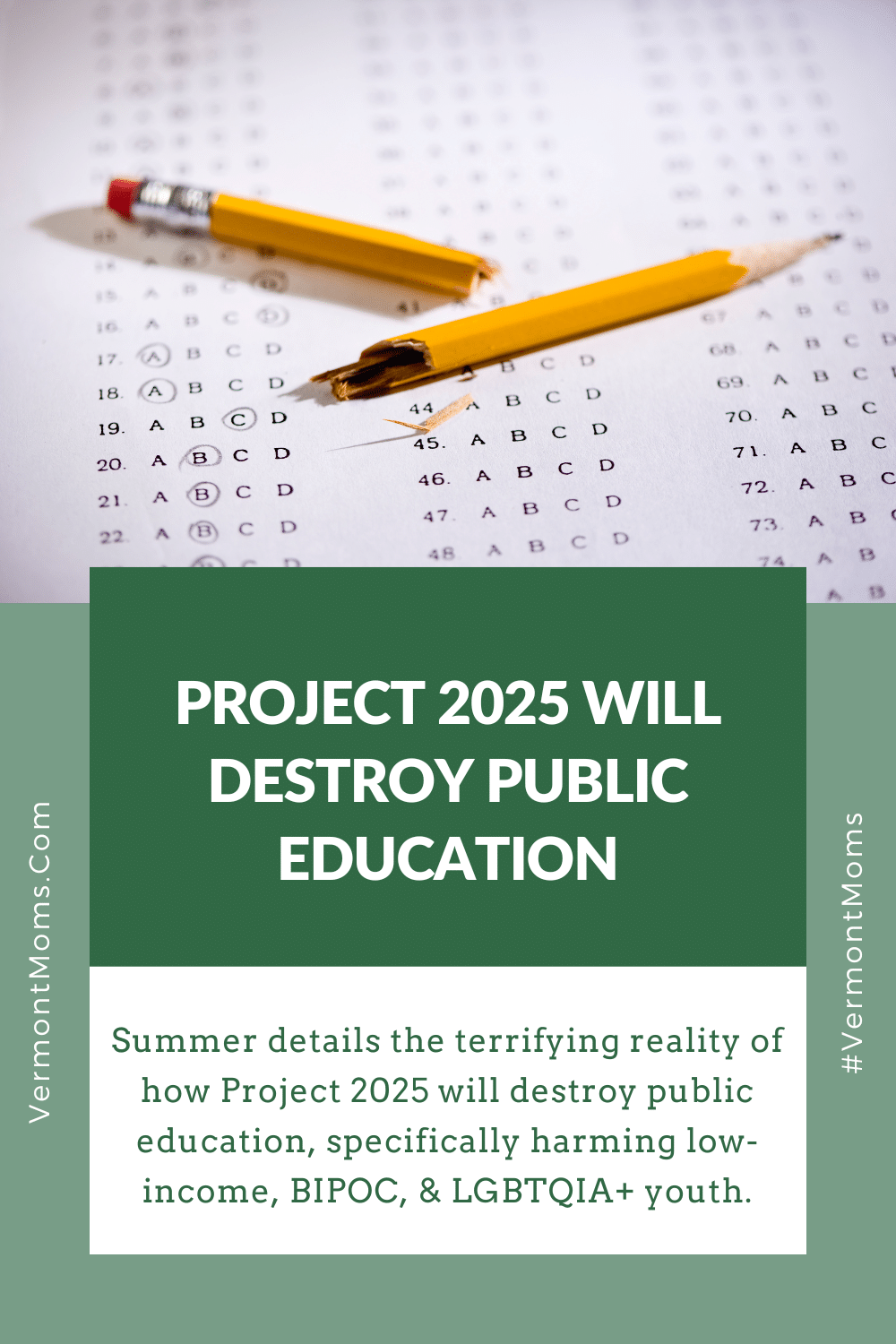 Project 2025 Will Destroy Public Education